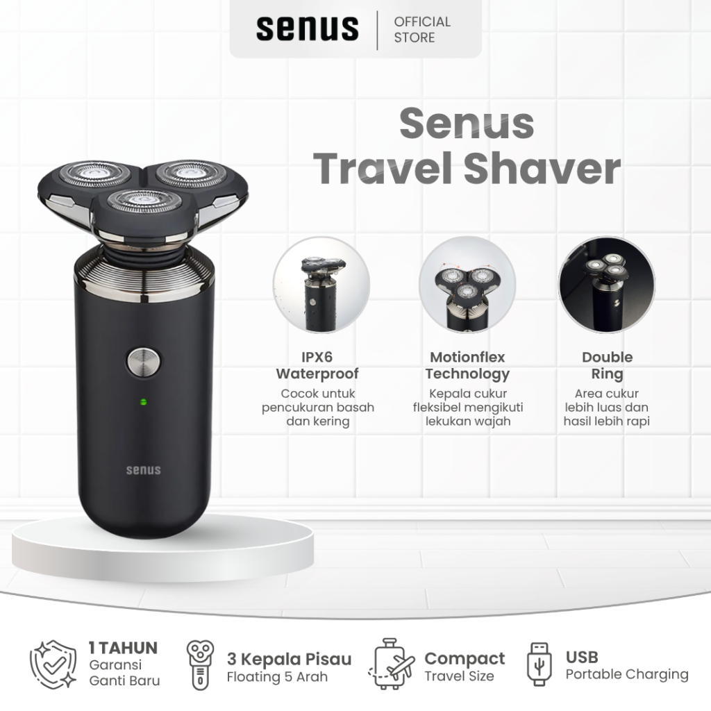 Senus Electric Travel Shaver